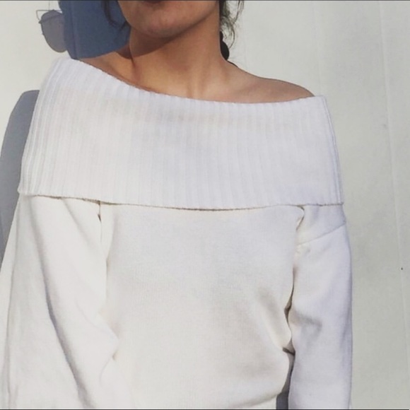 JEANNE PIERRE | Sweaters | Jeanne Pierre Off The Shoulder | Poshmark